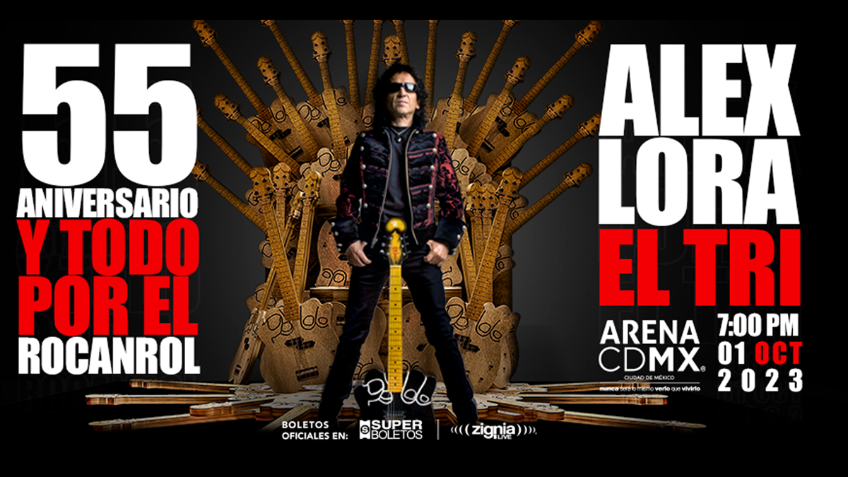 Alex Lora y El TRI celebran 55 años de carrera