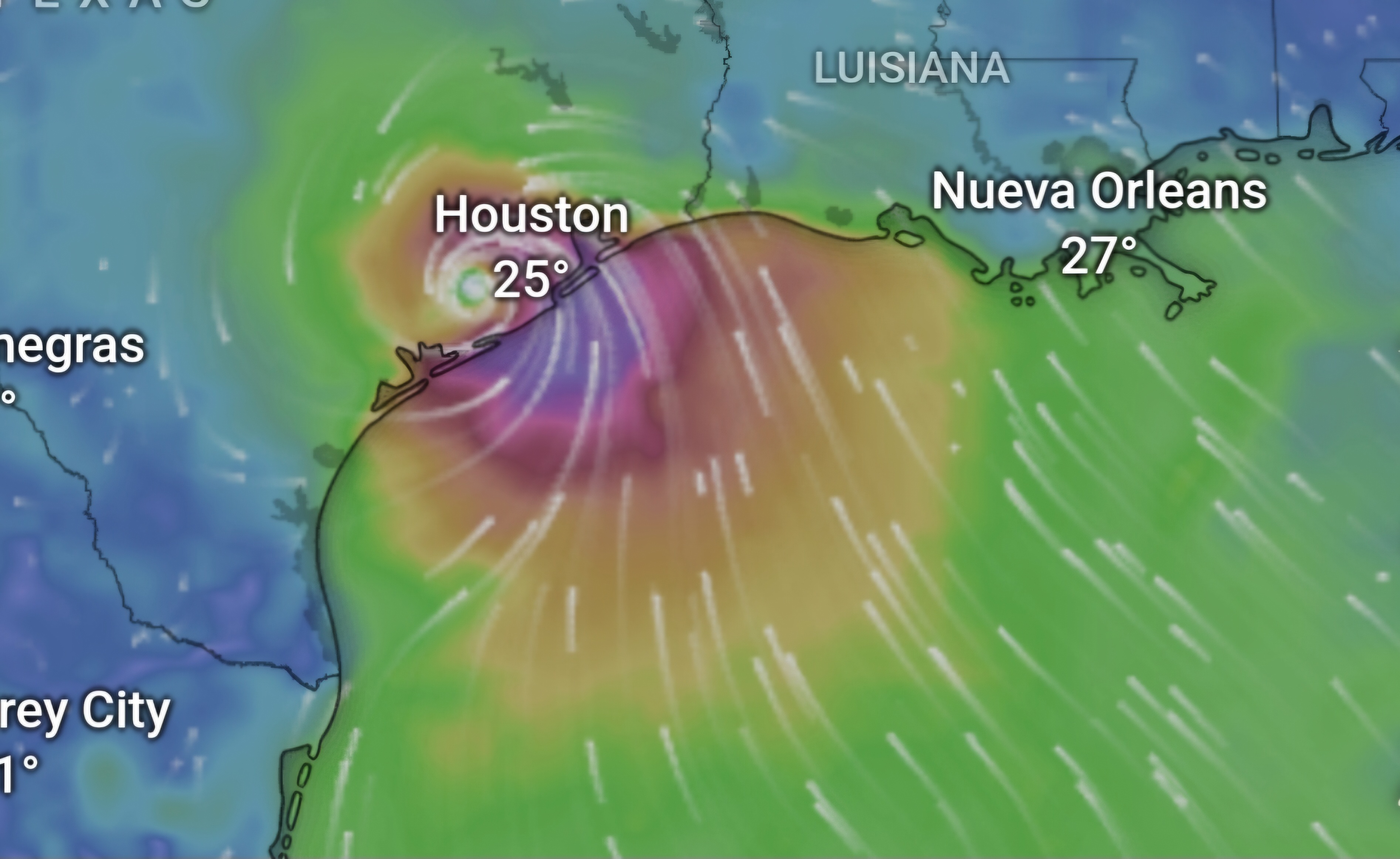El Huracán Beryl entra en Texas